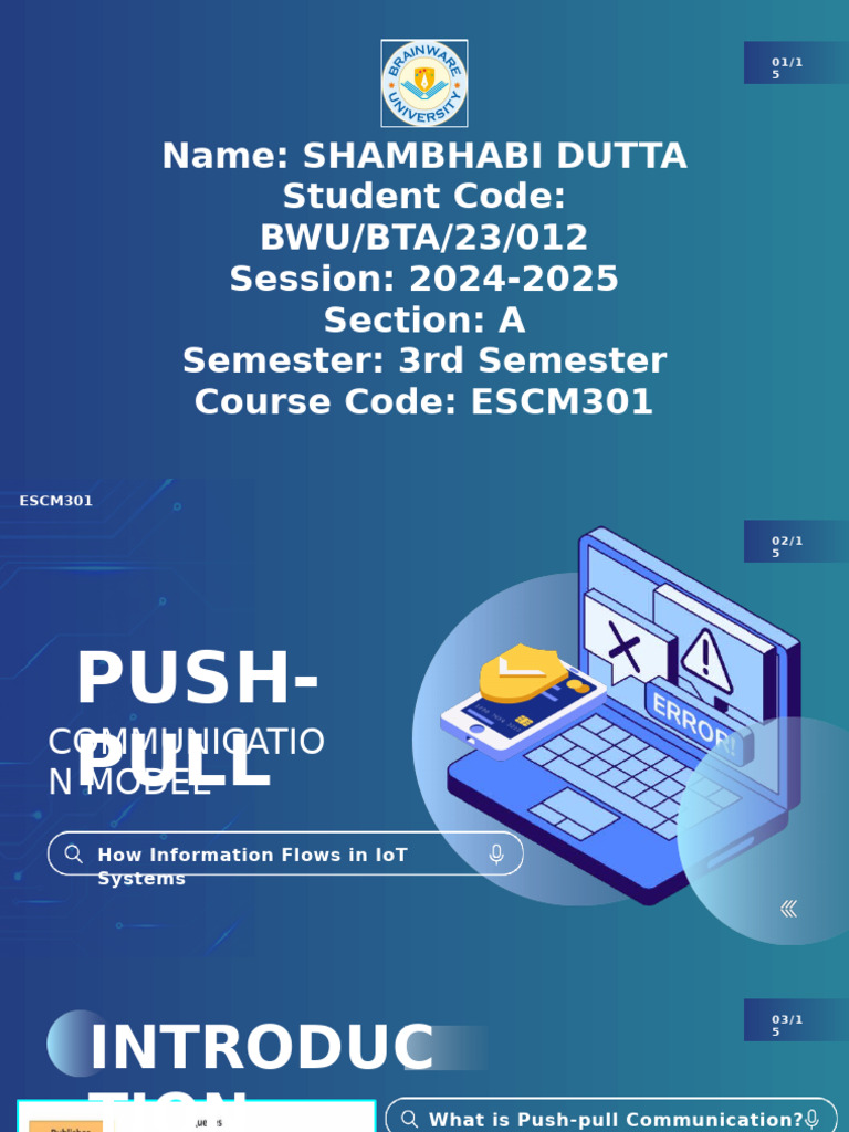 ShambhabiDutta 012 Push-PullComm | PDF | Communication | Information