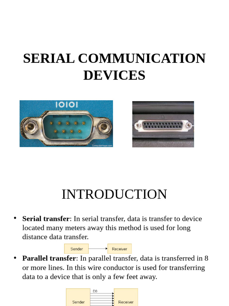 Serial Communication Devices | PDF | Computer Network | Digital Technology