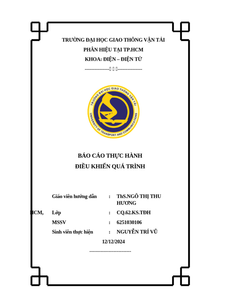 Bao Cao TH DKQT | PDF