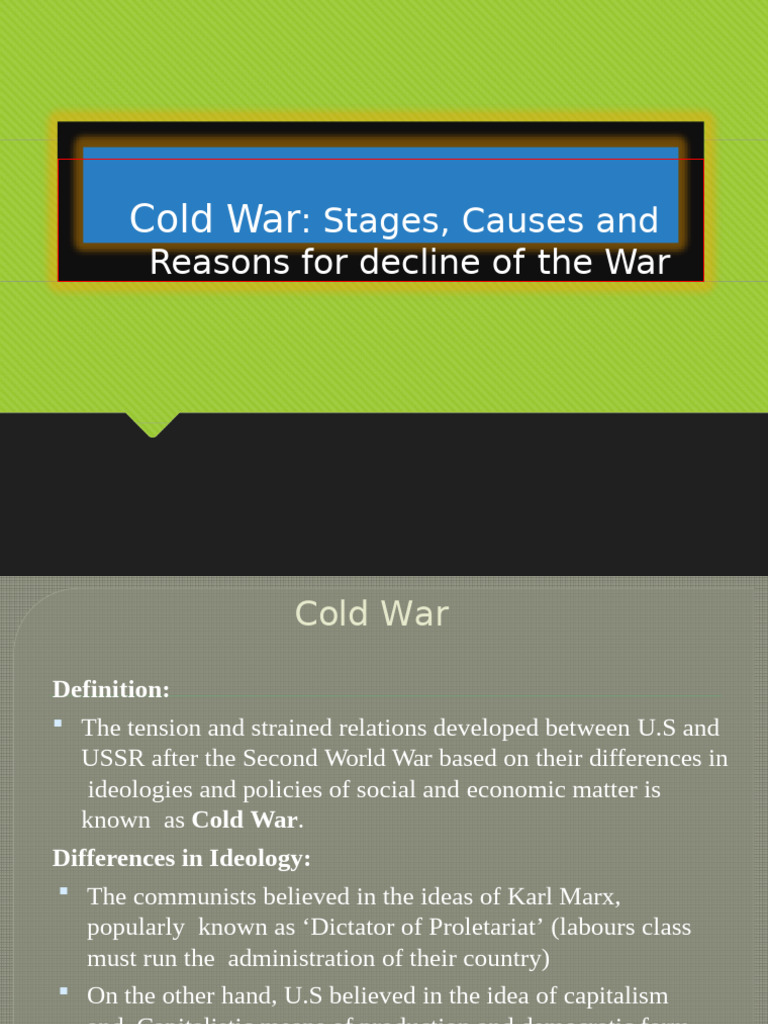Unit V - Cold War and Its Effects | PDF | Non Aligned Movement | Warsaw ...