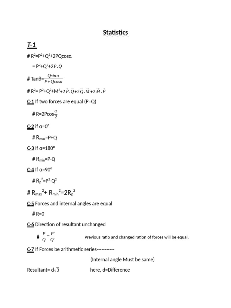Physics Force Calculations | PDF