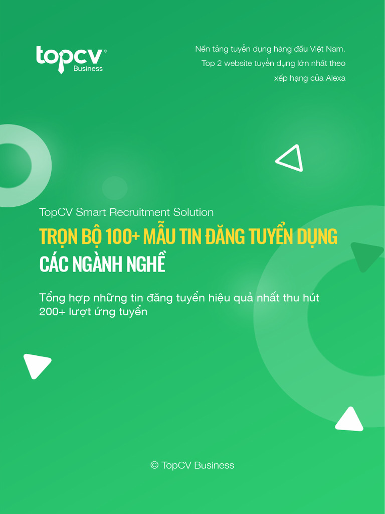 100JD Ebook TopCV | PDF