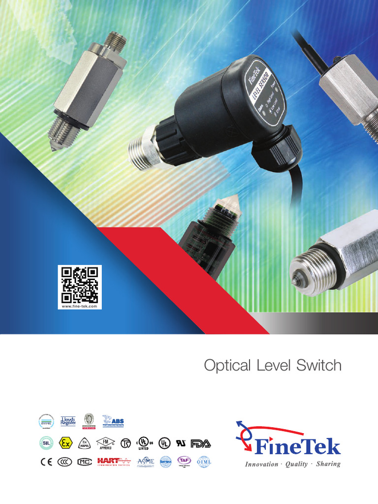 Industrial Liquid Level Sensors | PDF | Optics | Relay