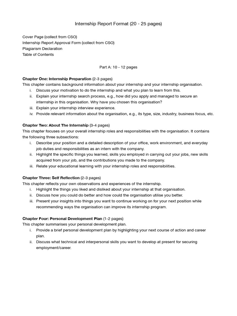 Internship & Project Report Guideline | PDF | Qualitative Research ...