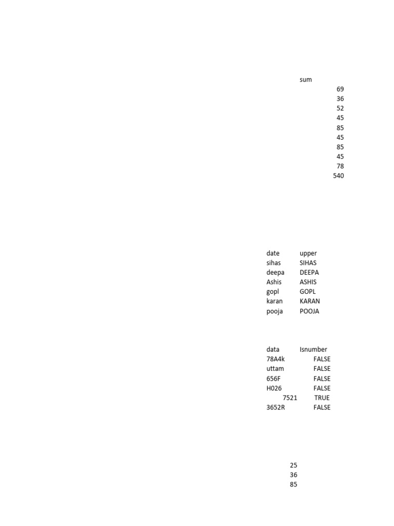 Data Analysis and Functions Overview | PDF