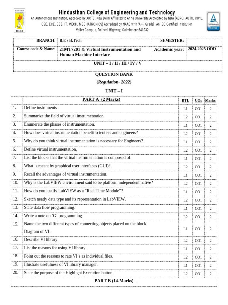 QB_Unit_1,2,3,4,5 | PDF | Data Acquisition | Knowledge