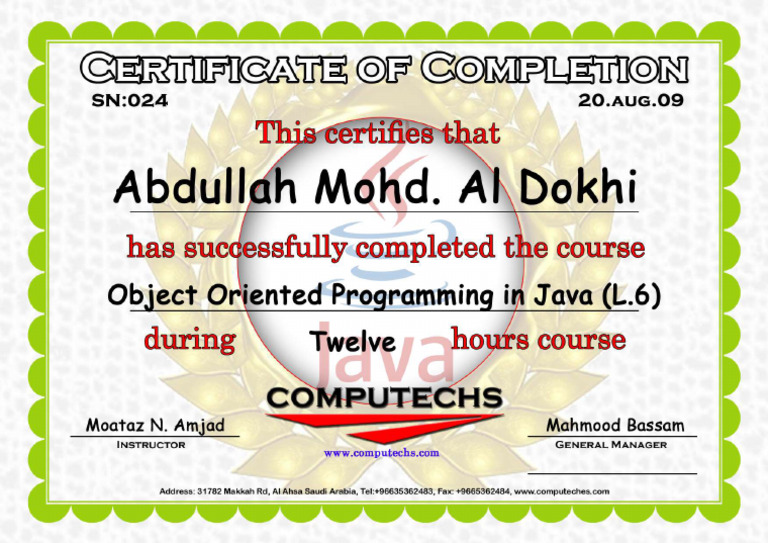 Computechs Java | PDF