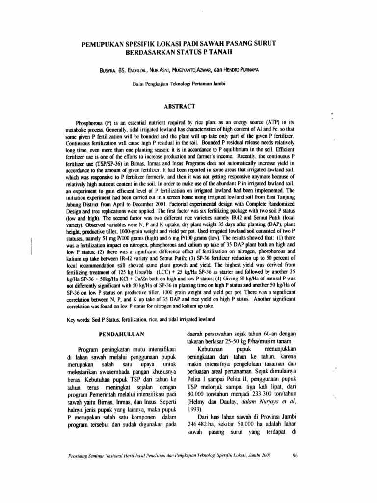 Prosiding Pertanian | PDF