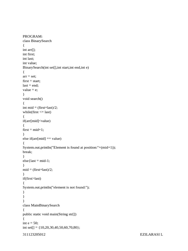 OOPS EX1 | PDF | Computer Programming | Algorithms And Data Structures