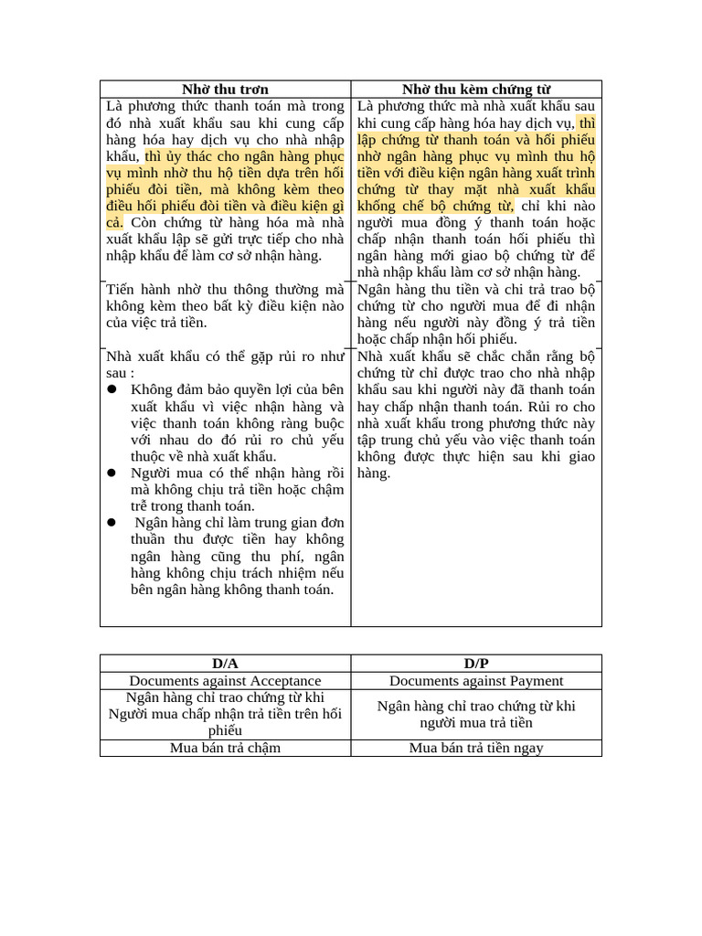 NH Thu Trơn NH Thu Kèm CH NG T | PDF