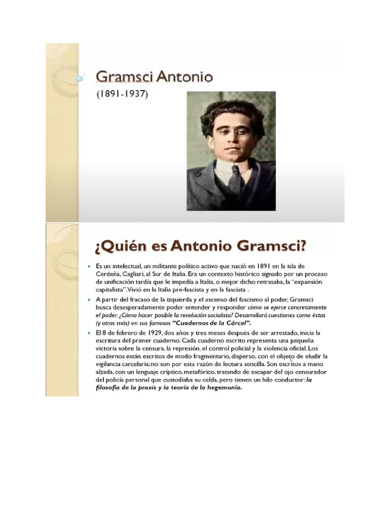Clase Gramsci | PDF