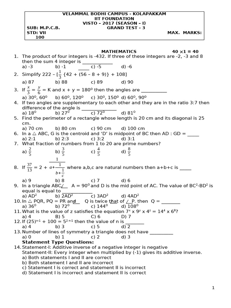VISTO_GT__QP_VII (1) | PDF | Triangle | Mathematics