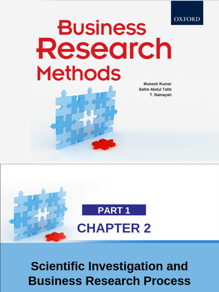 Chapter 2 Scientific Investigation and Business Research Process | PDF ...