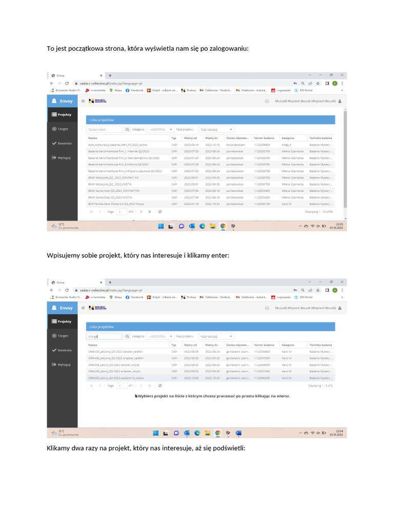 Instrukcja Cadas | PDF