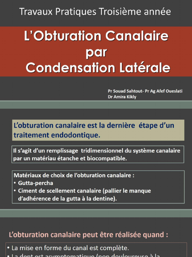 10-obturation-canalaire-2019-2020 | PDF