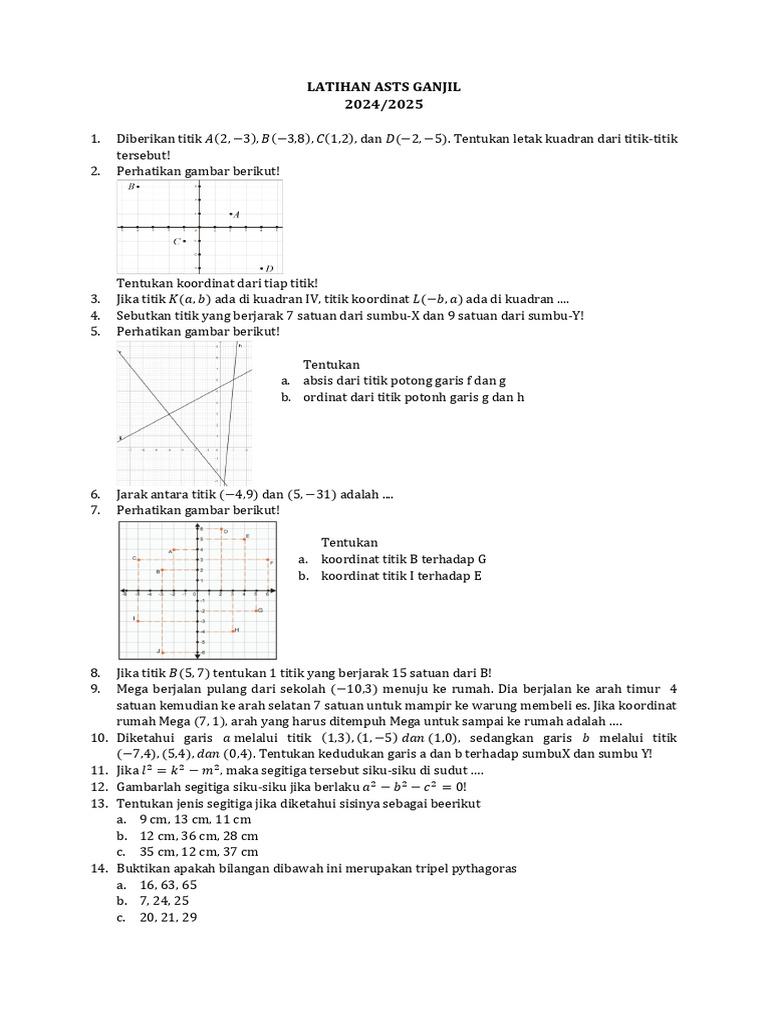 Latihan Soal Asts 2024 | PDF
