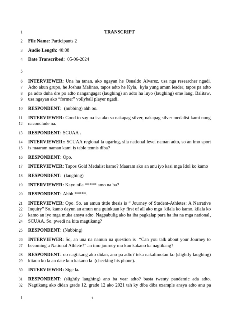 Respondent 2.Coding | PDF
