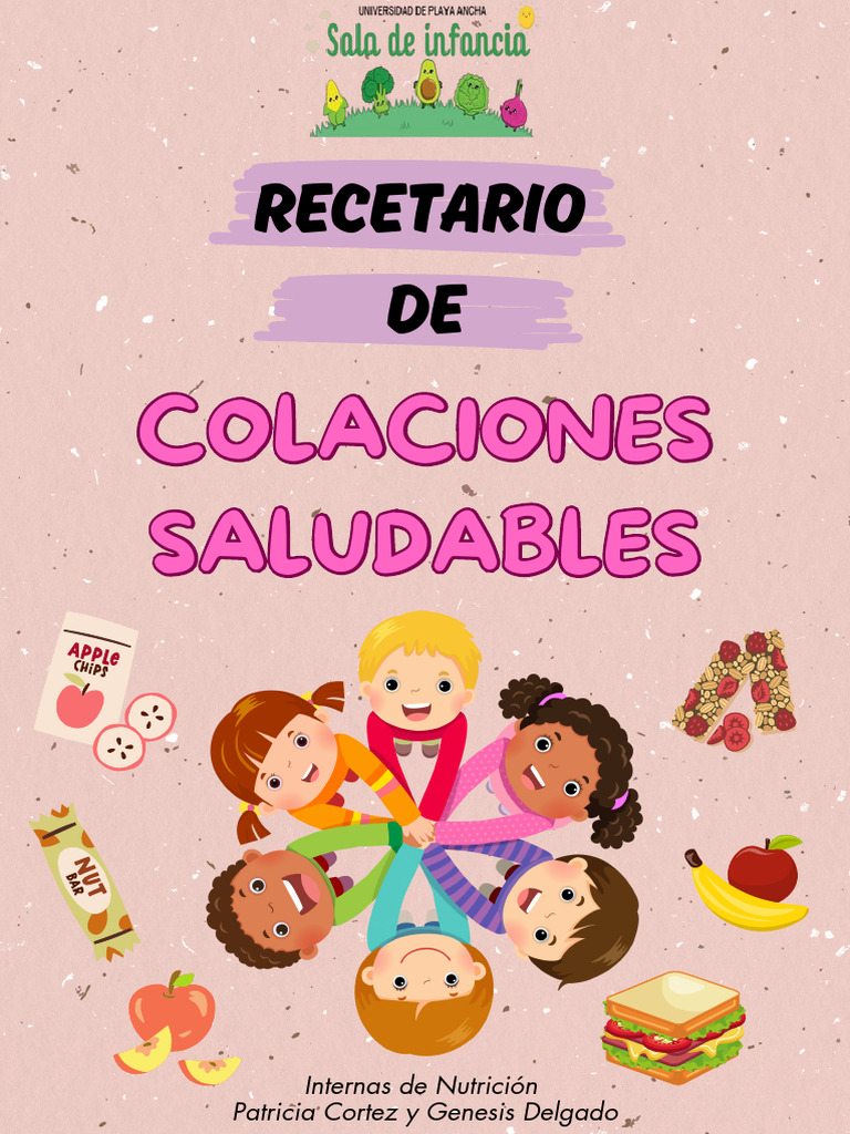 Recetario Colasiones Saludables | PDF | Panes | Galleta