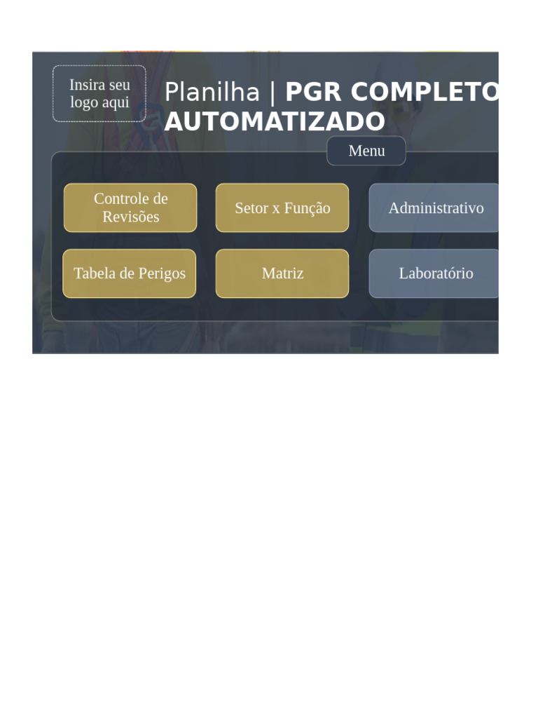 Planilha PGR: Controle de Riscos e Perigos | PDF | Contabilidade ...