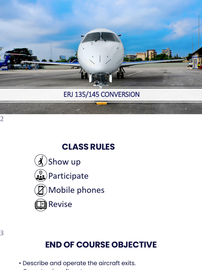 ERJ 135 145 Conversion (1) | PDF | Cockpit | Door