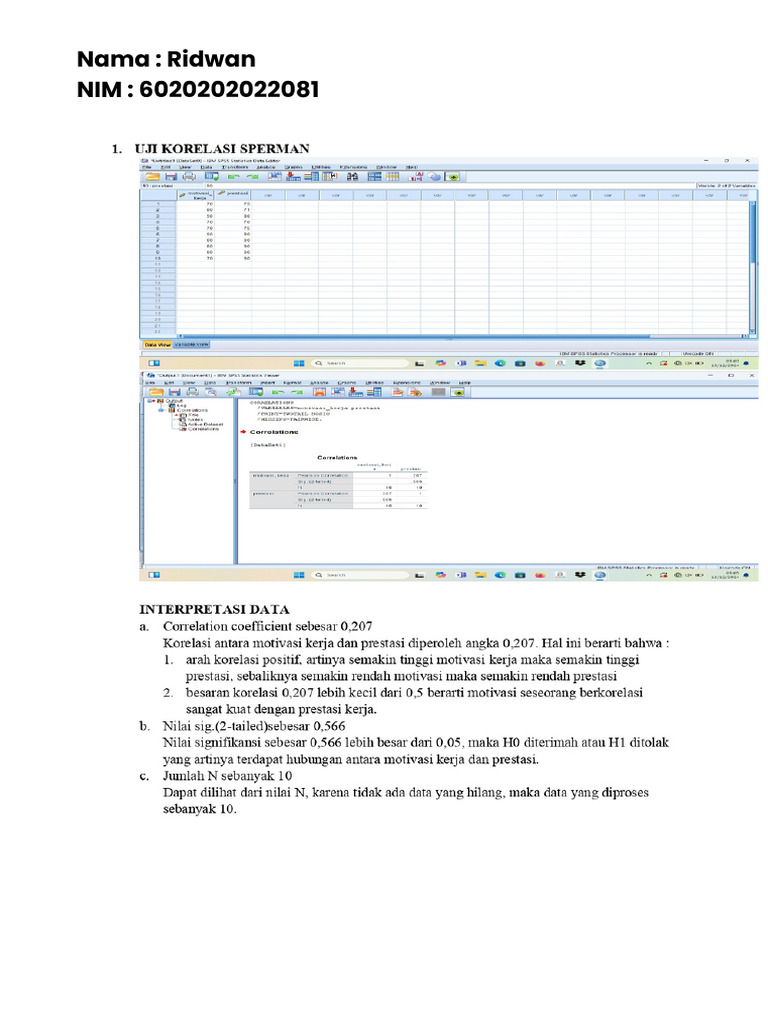 Ridwan (Tugas Statistik) | PDF