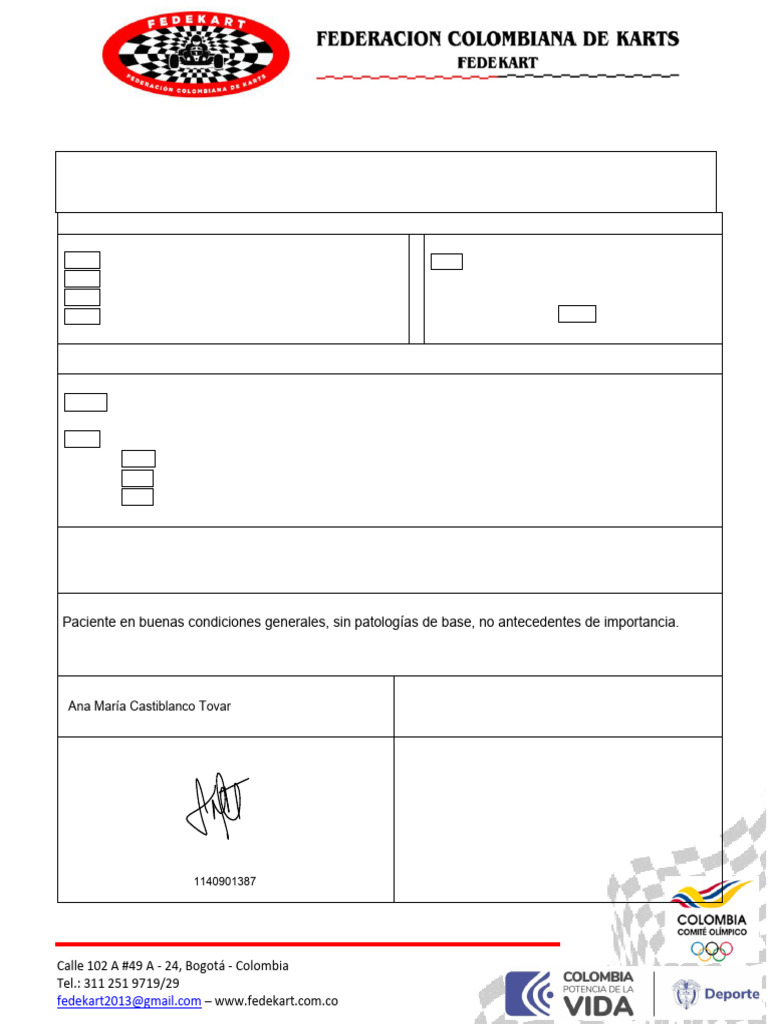 Certificado Medico Pdf