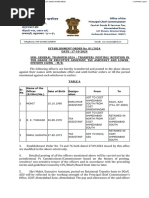 GST Inspector Zone Allocation 2025 | PDF | Taxation | Government Of India