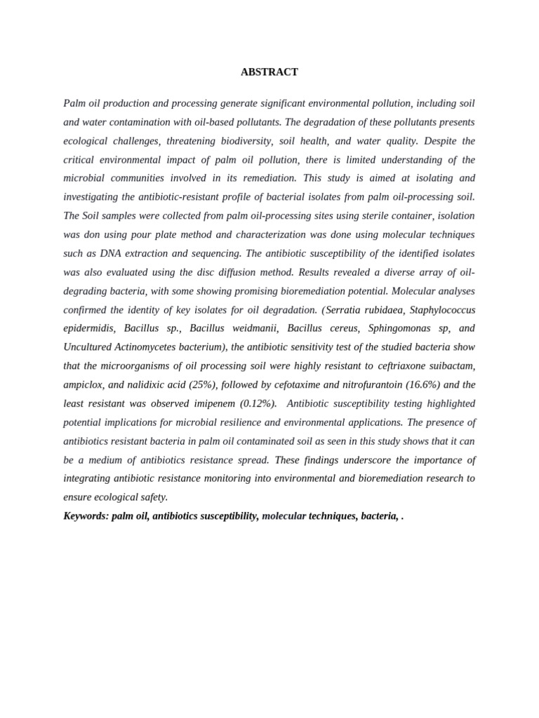ABSTRACT On Group 5 | PDF