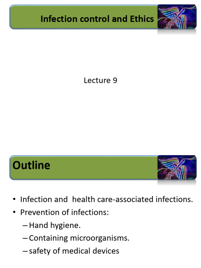 LECT 9 - Ethics of Infection Control - EM | PDF | Infection | Hospital Acquired Infection