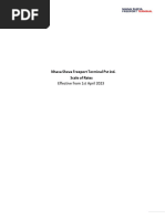 Vessel Cut-Off and ETA Schedule | PDF