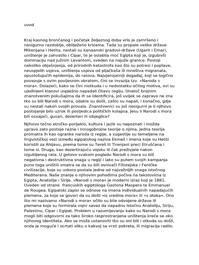 Narodi S Mora | PDF