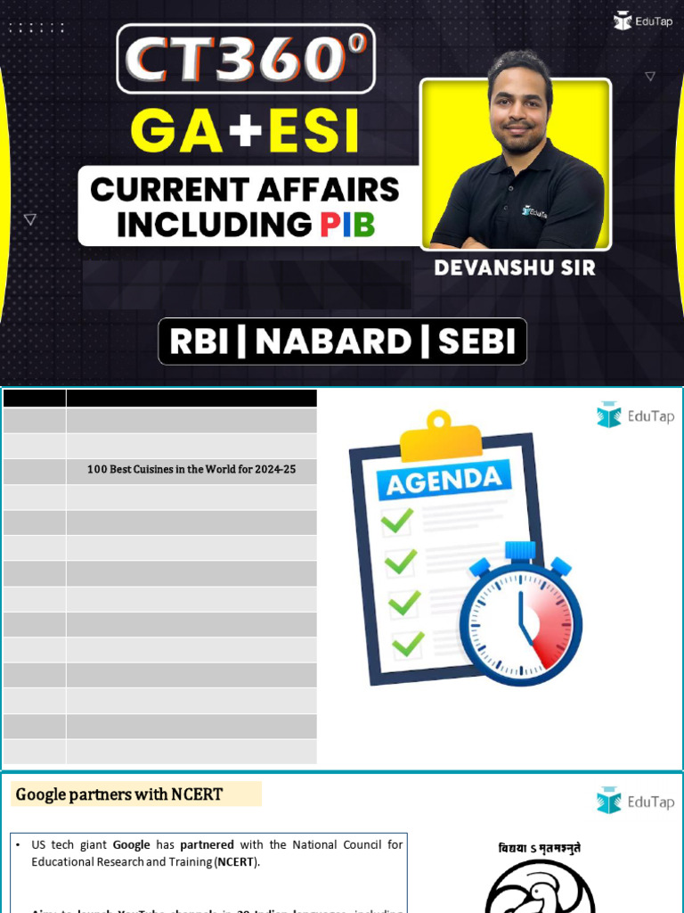 CT360 - GA + ESI - 12th To 13th December 2024 | PDF