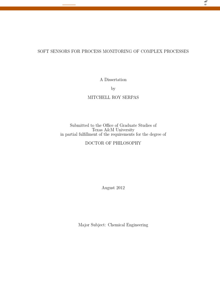 Soft Sensors For Process Monitoring of Complex Processes 1709287087 | PDF | Kalman Filter ...