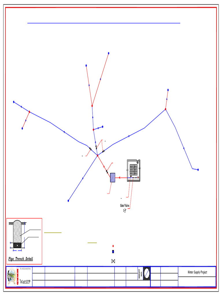 Rural Water Supply Site Plan | PDF | Pipe (Fluid Conveyance) | Chemical ...