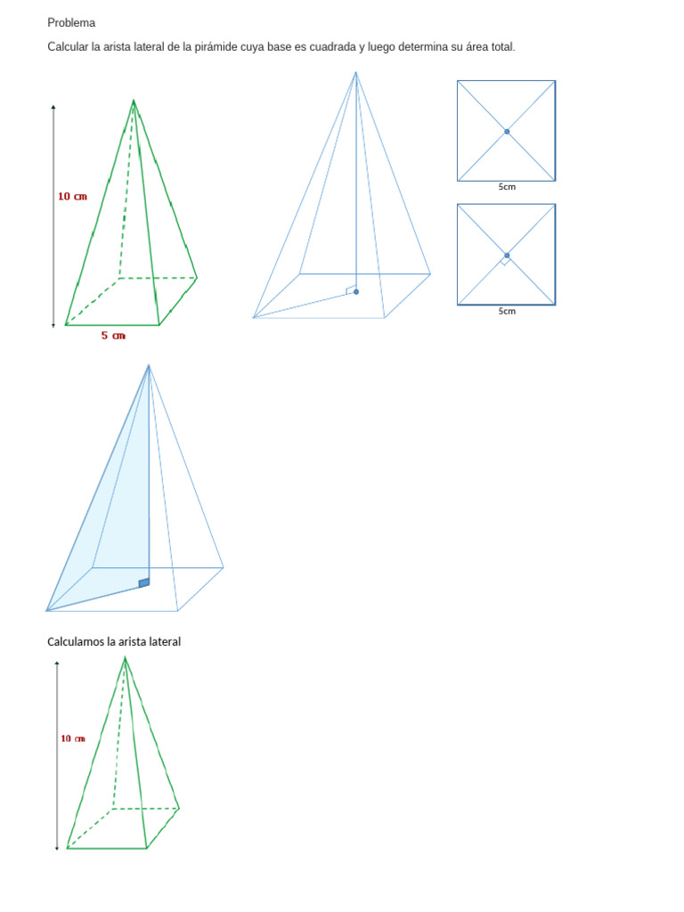 Ejercicio Arista de Pirámide 2024 | PDF
