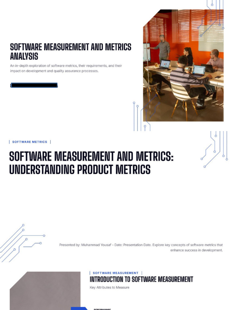 Software Measurement and Metrics Analysis PDF | PDF