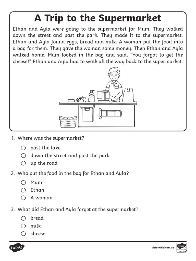 A Trip To The Supermarket | PDF