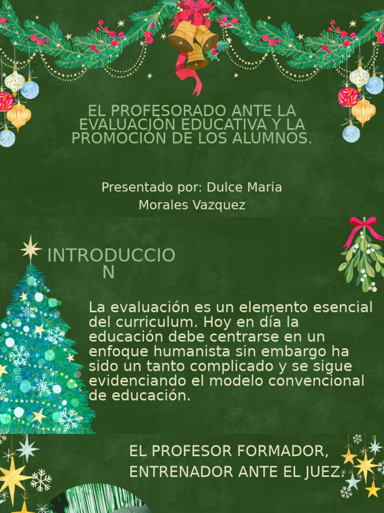 Evaluación Educativa por Dulce María Morales | PDF | Evaluación | Maestros