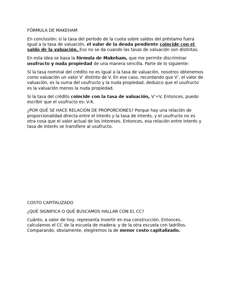 Fórmula de Makeham | PDF