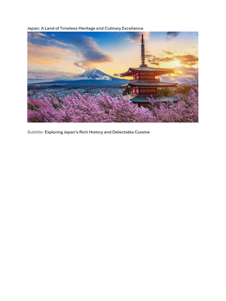 Japan Presentation | PDF