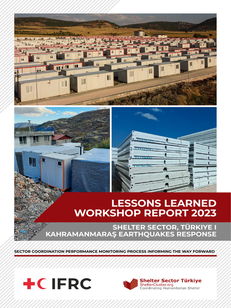 Turkiye EQ Lessons Learned Report | PDF | Emergency Management | Needs ...