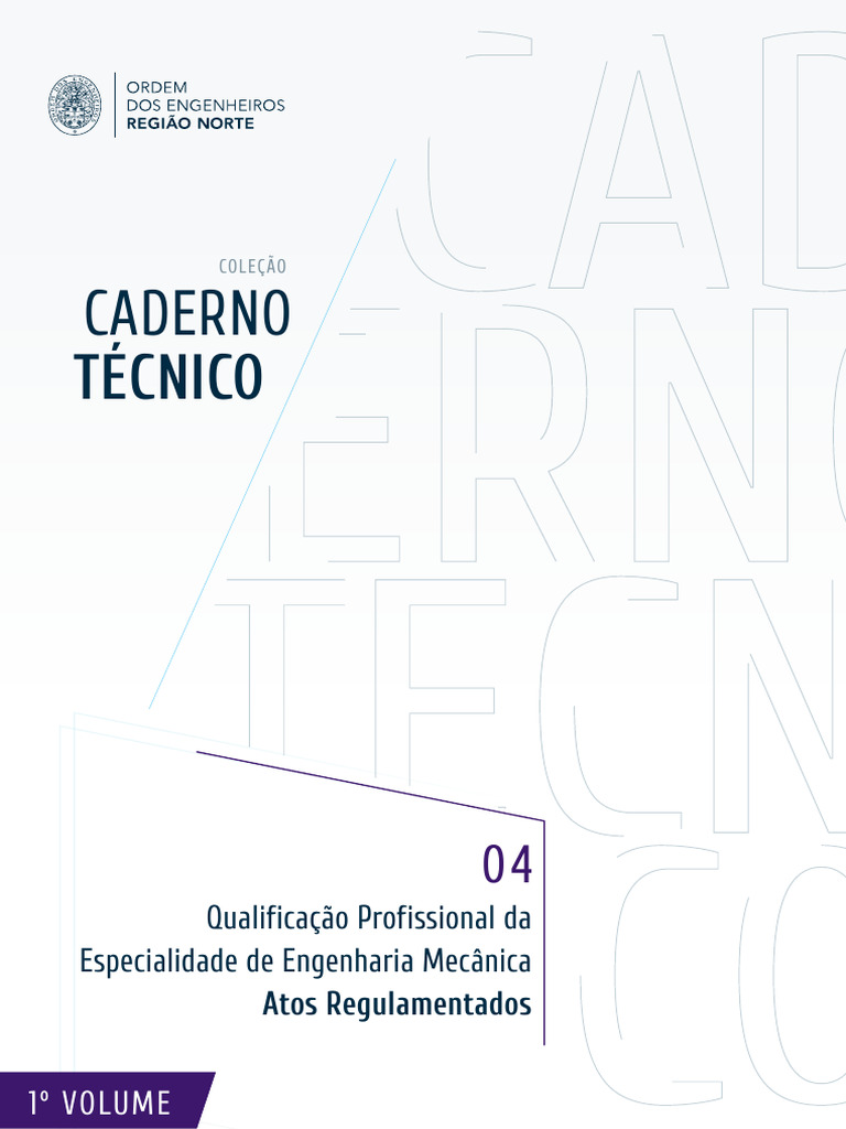 Caderno Tecnico 4 Atualizado | PDF | Engenharia | Engenheiro