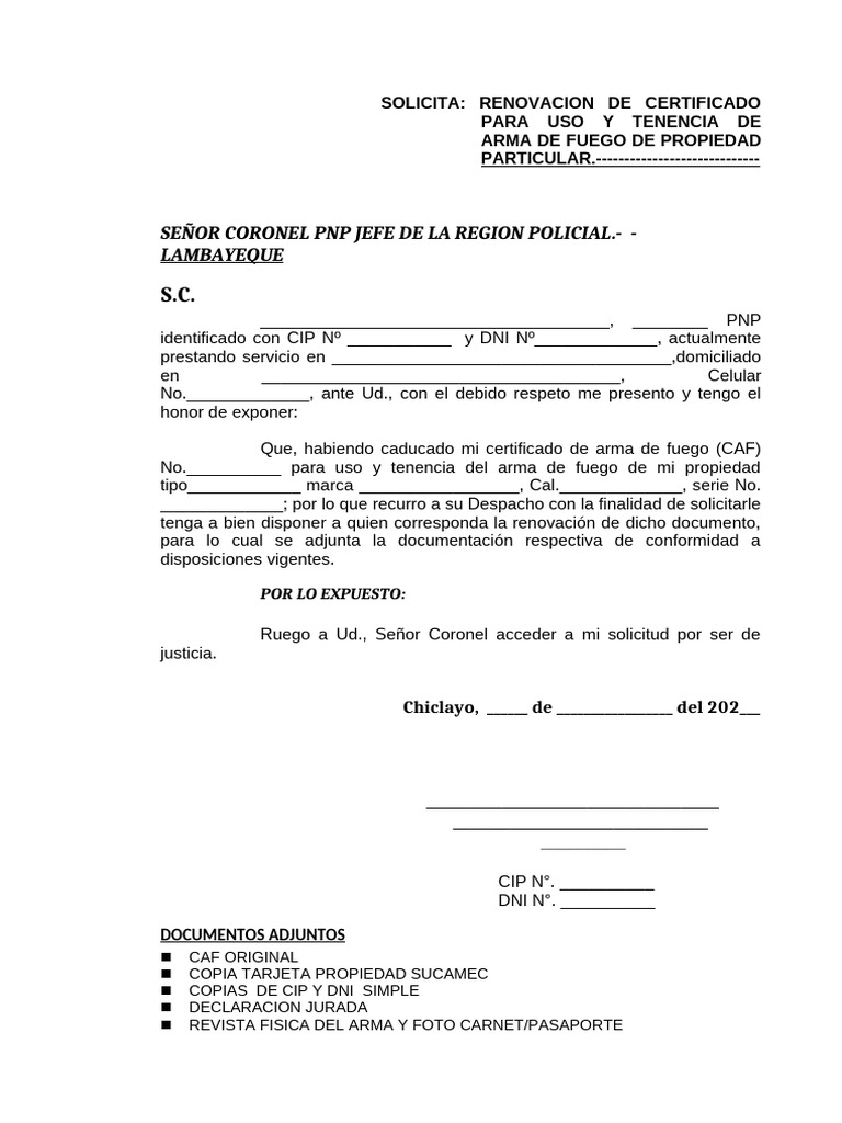 Renovacion Caf | PDF | Documento de identidad | Gobierno