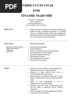 CV for Industrial Attachment Application | PDF | Computer Programming ...