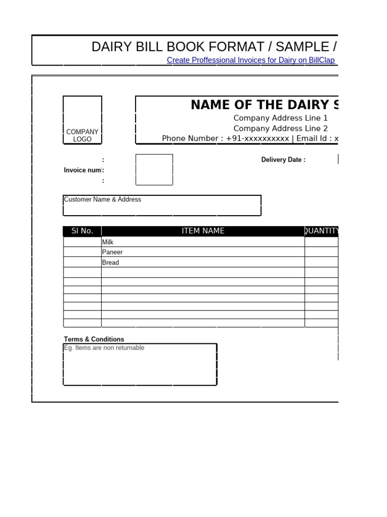 Dairy Format 2 | PDF