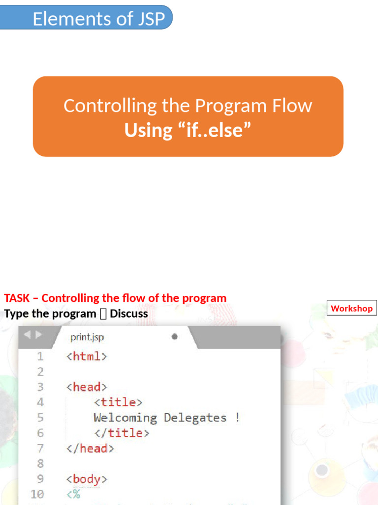 JSP Program Flow Control Techniques | PDF