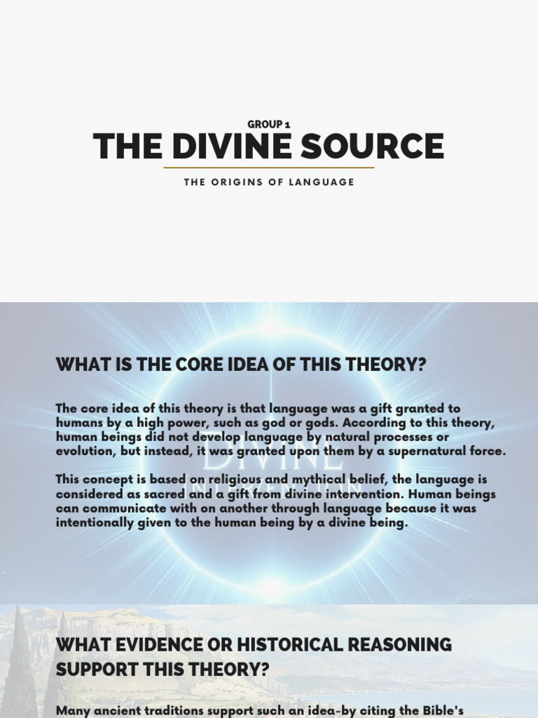 The Divine Source | PDF