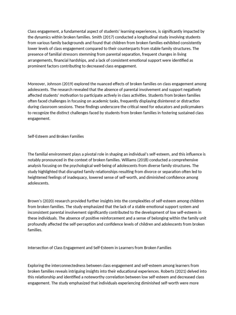 RRL QUALITATIVE | PDF | Self Esteem | Adolescence