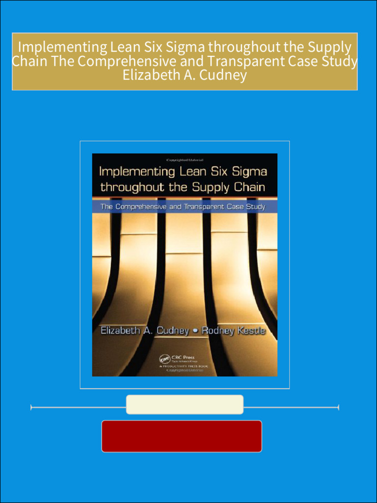 Complete Download Implementing Lean Six Sigma throughout the Supply ... Complete Download Implementing Lean Six Sigma throughout the Supply ...