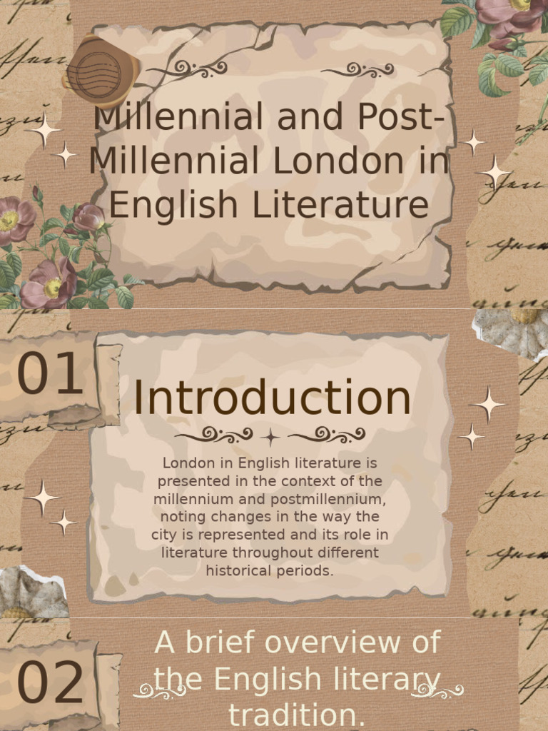 Millennial and Post-Millennial London in English Literature | PDF ...